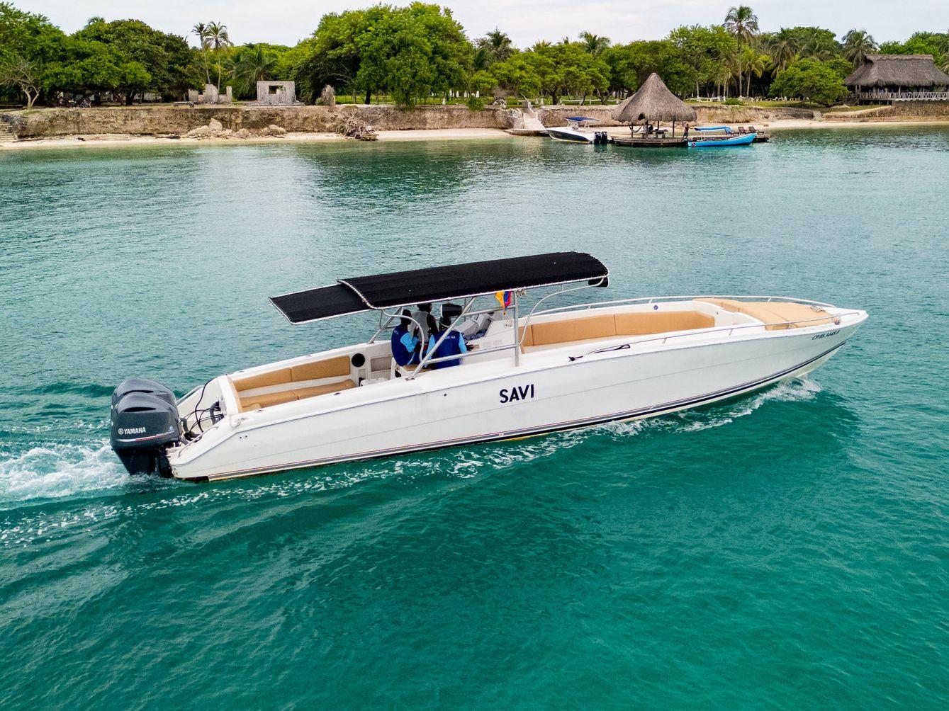 Lancha rápida de 42 pies para las Islas del Rosario en Cartagena ...